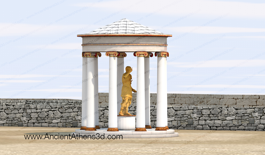 Temple of Rome and Augustus - Ancient Athens 3D