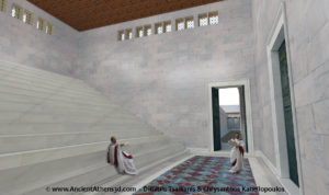Hadrian's Library - Ancient Athens 3D